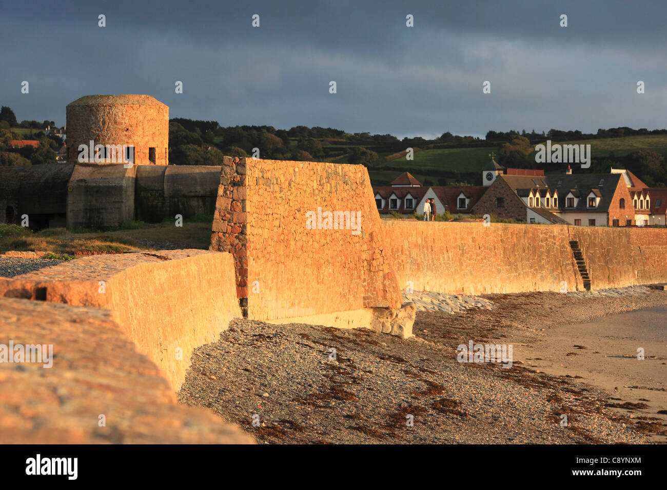 Vazon Bay,Guernsey, Channel Island Stock Photo - Alamy