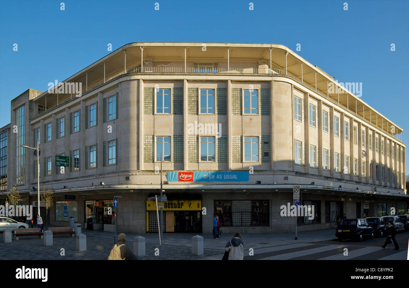 North west corner of former department store that adjoins 3 Plymouth ...