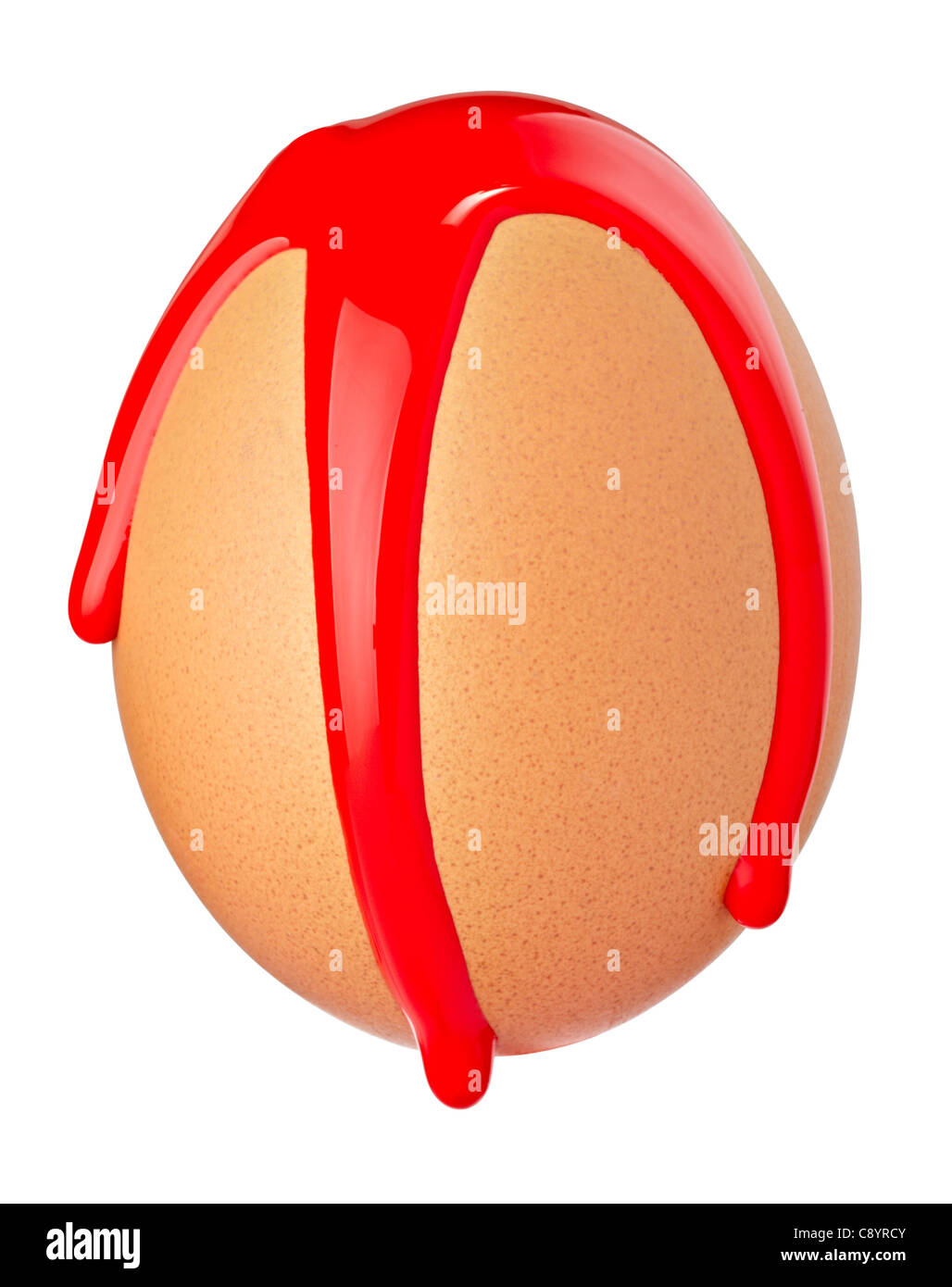 Drawing easter egg decorative Cut Out Stock Images & Pictures - Alamy