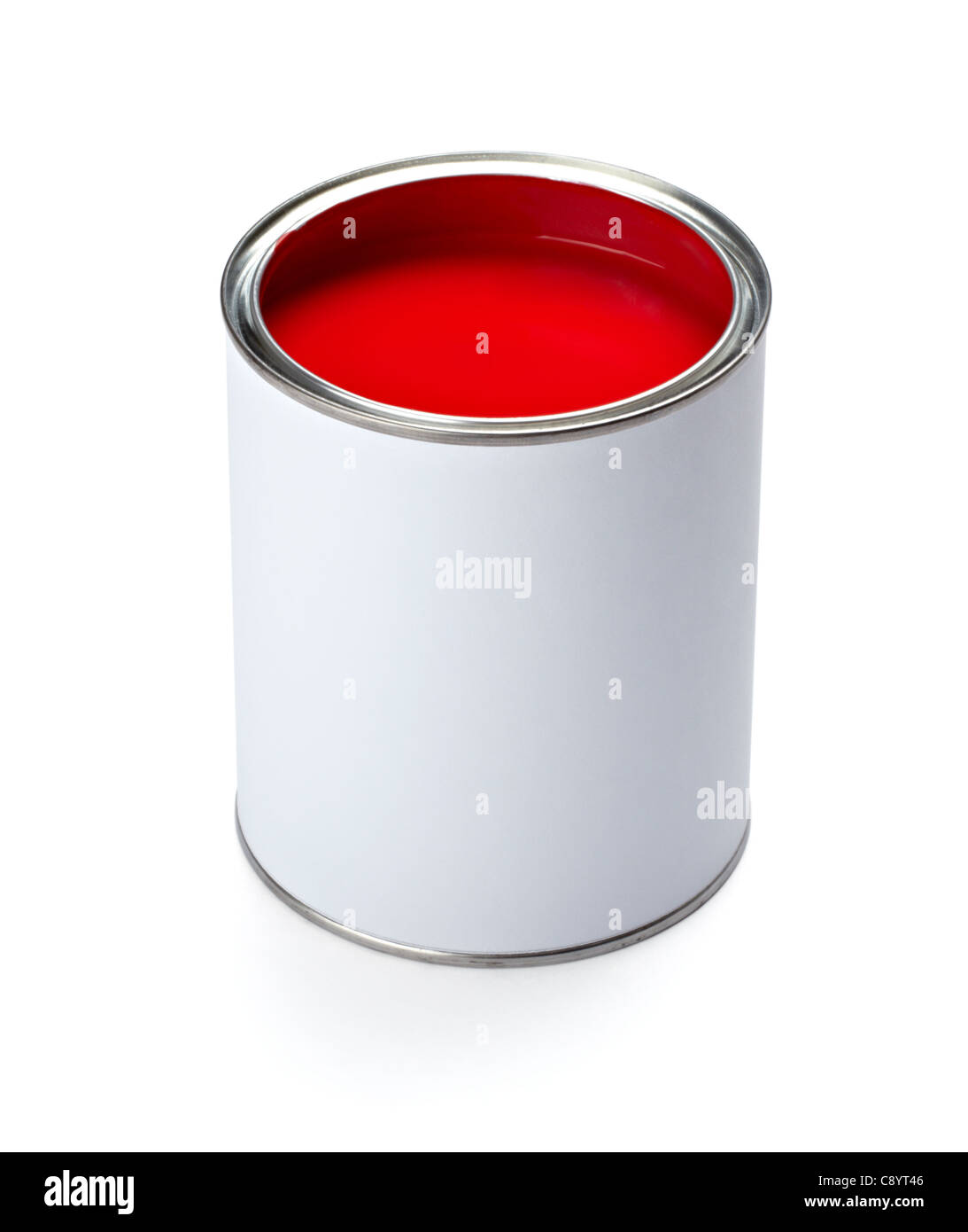 Red paint can brush hi-res stock photography and images - Alamy
