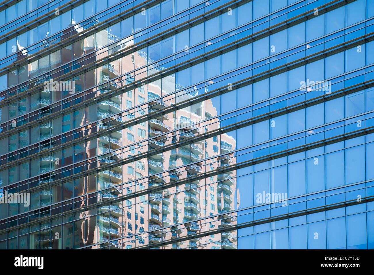Office block reflection Stock Photo - Alamy