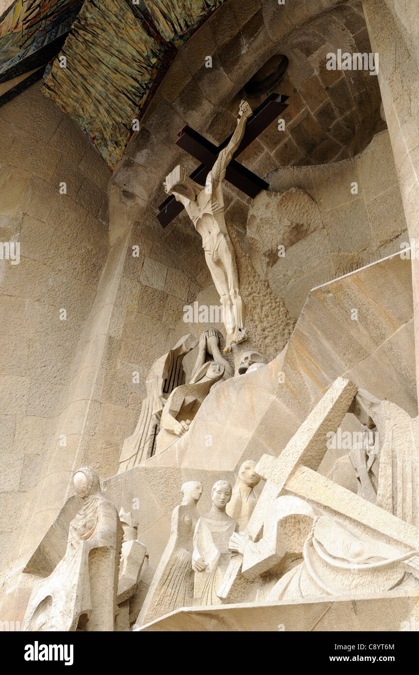 Death facade sagrada familia barcelona hi-res stock photography and images - Alamy
