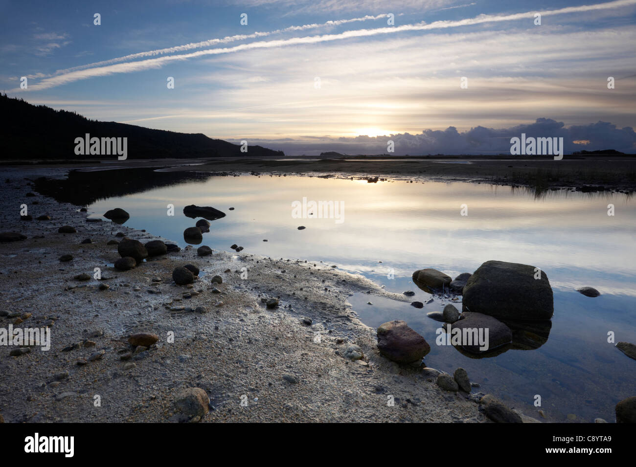 Sandy Bay at Sunrise, Abel Tasman National Park, South Island, New Zealand Stock Photo - Alamy