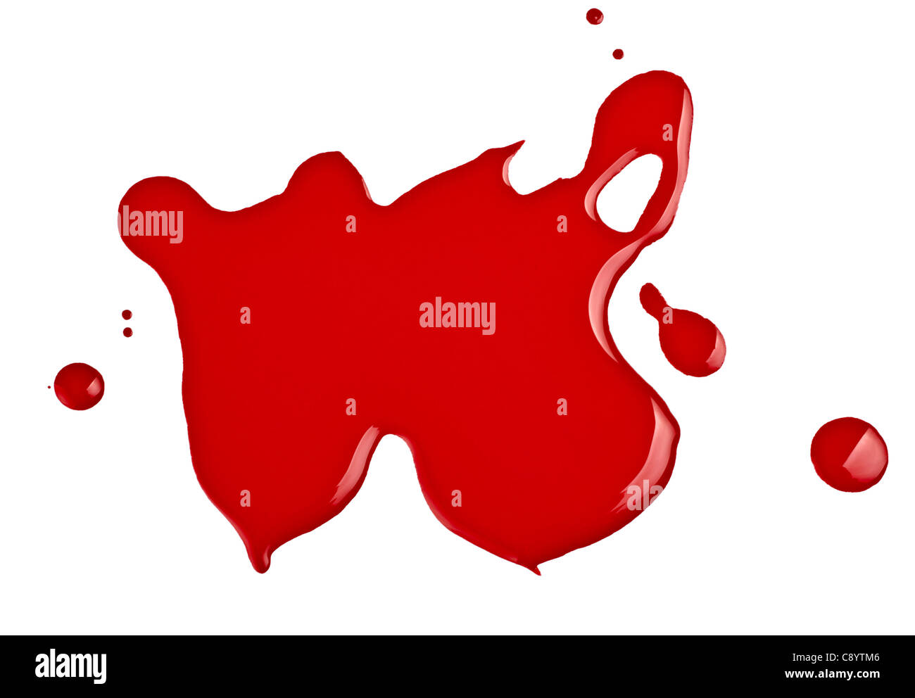 Paint blot red hi-res stock photography and images - Alamy