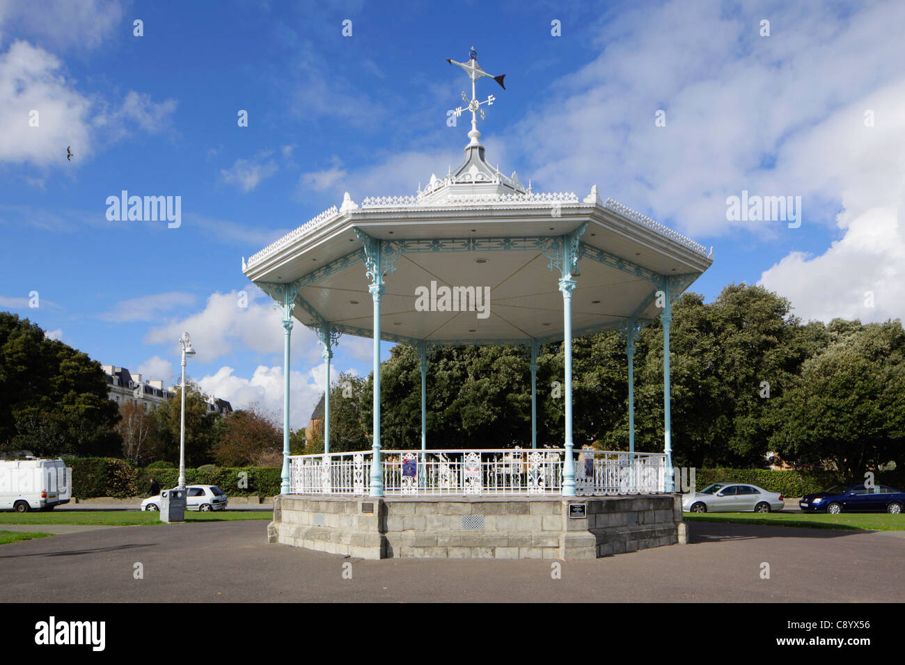 Bandstand on the Leas at Folkestone Stock Photo - Alamy