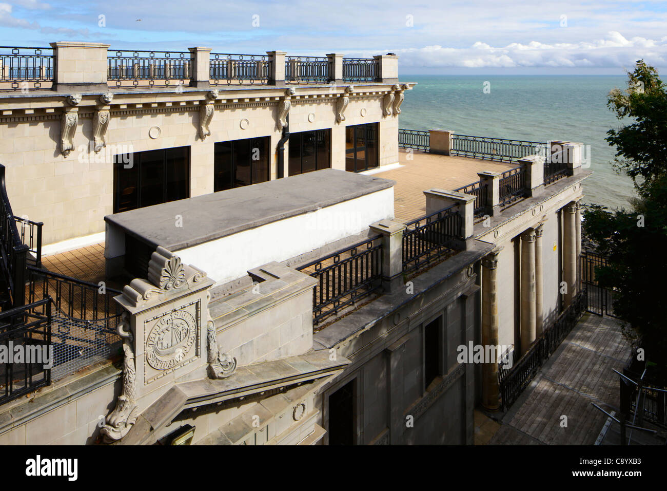 Leas Cliff Hall Folkestone Stock Photo - Alamy