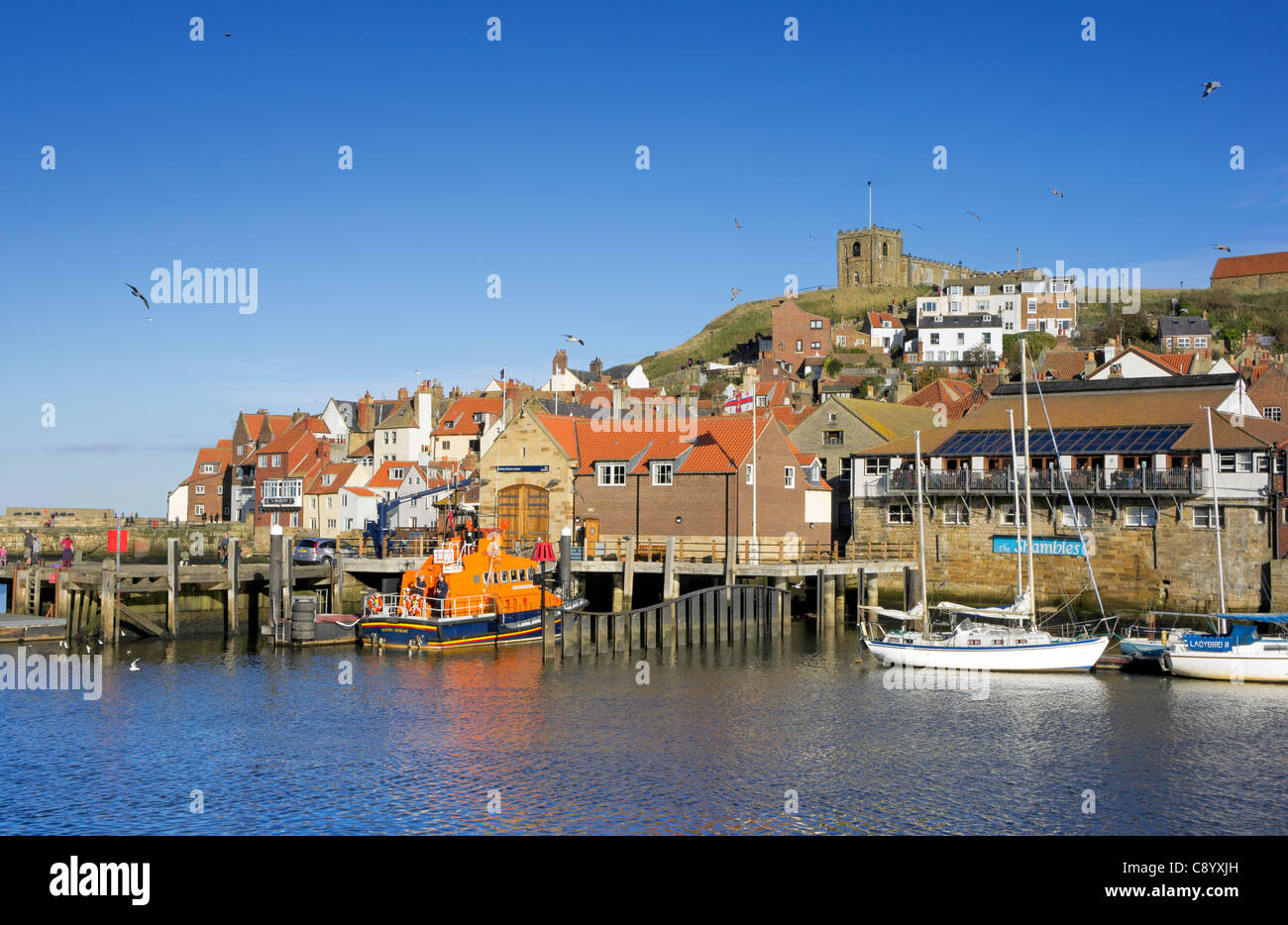 Port of whitby harbour hi-res stock photography and images - Alamy