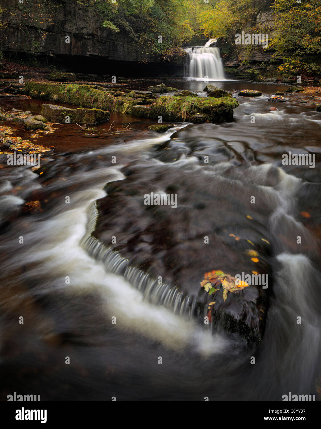 West burton cauldron waterfall hi-res stock photography and images - Alamy