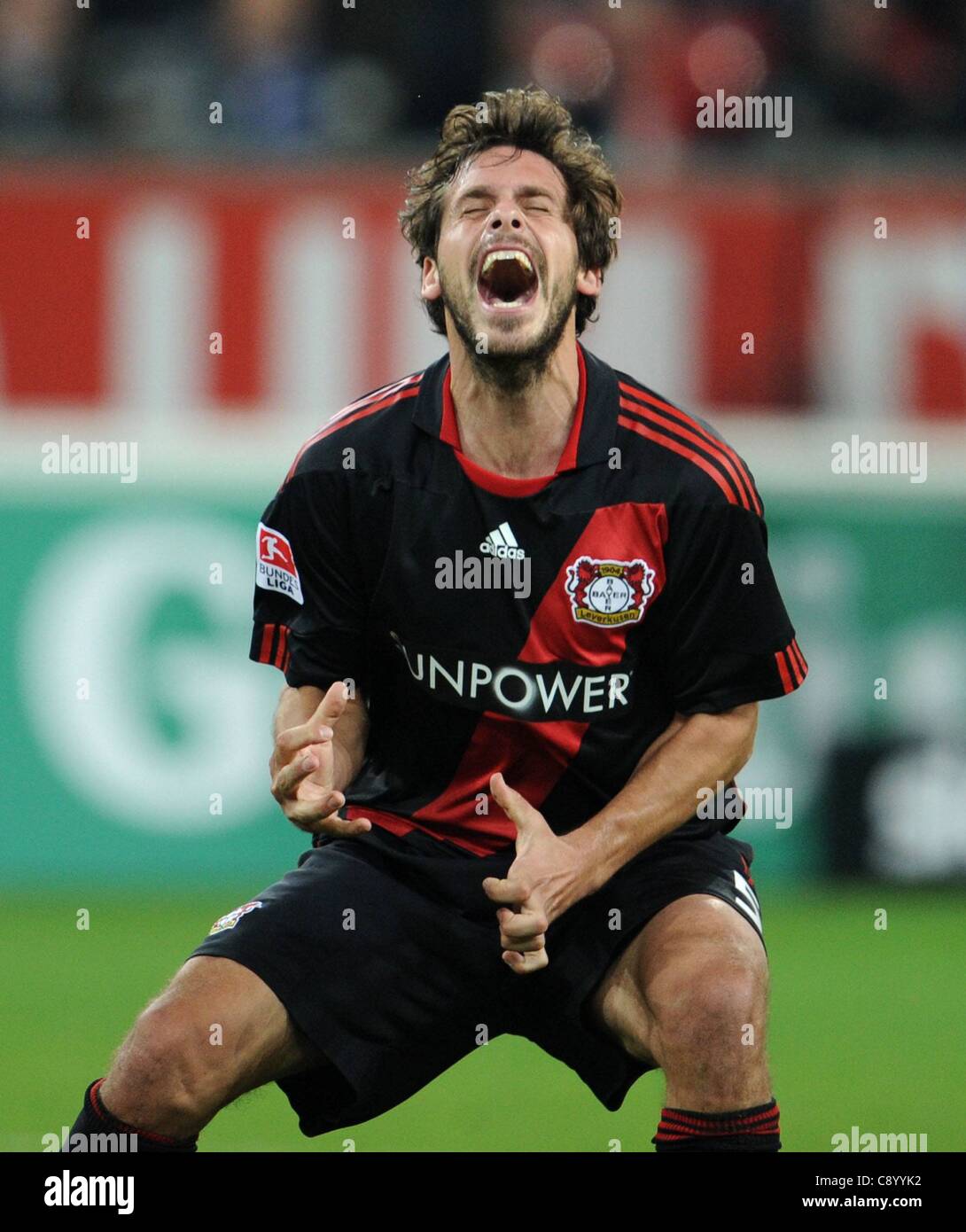 05.11.2011. Bayer 04 Leverkusen versus Hamburg SV. Manuel Friedrich ...