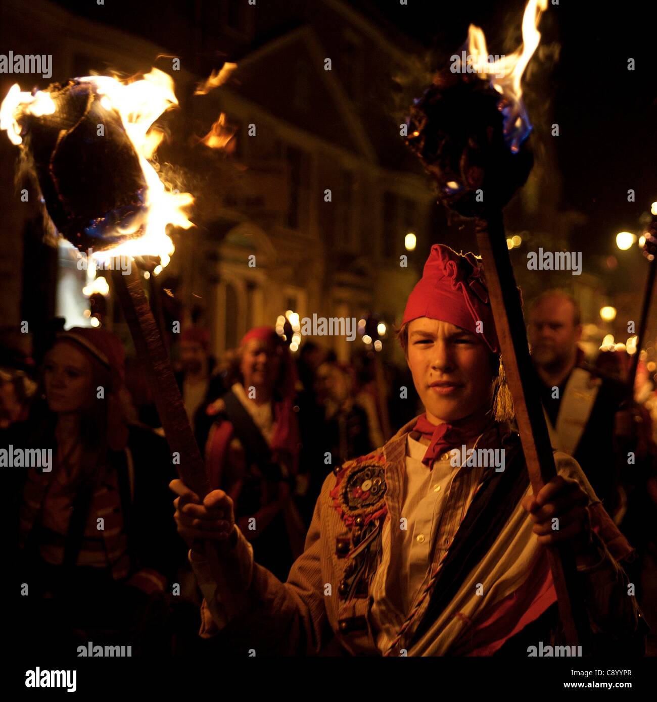 Lewes, east sussex fireworks hi-res stock photography and images - Alamy