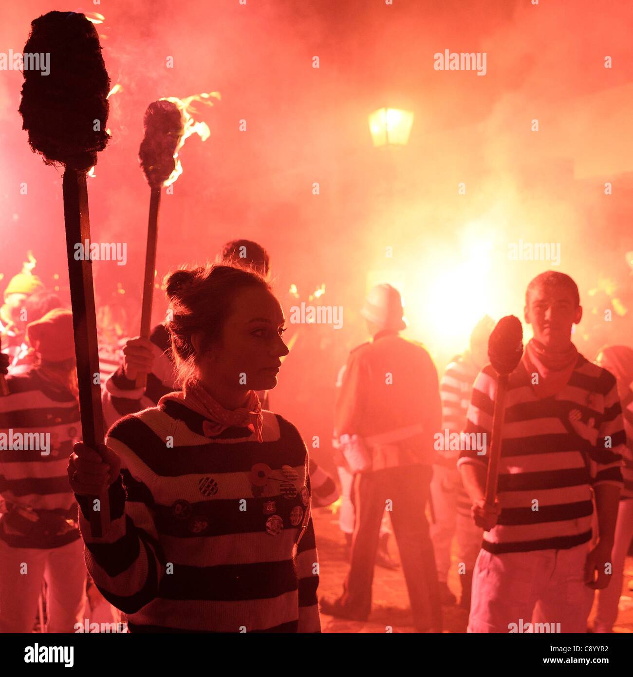 Lewes, east sussex fireworks hi-res stock photography and images - Alamy