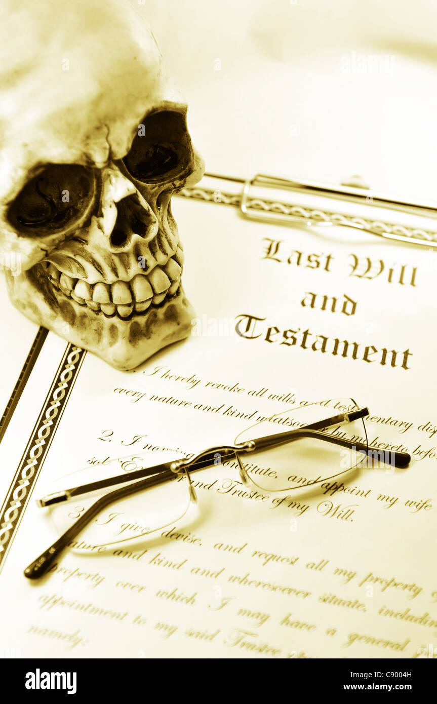 Testamentary hi-res stock photography and images - Alamy