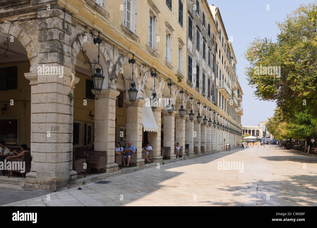 Liston corfu hi-res stock photography and images - Alamy