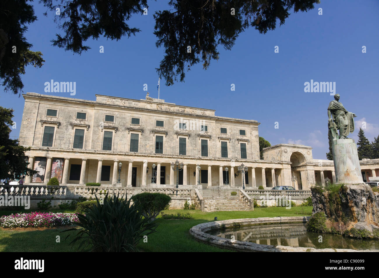 Corfu - the Museum of Asian Art in Corfu Town Stock Photo - Alamy