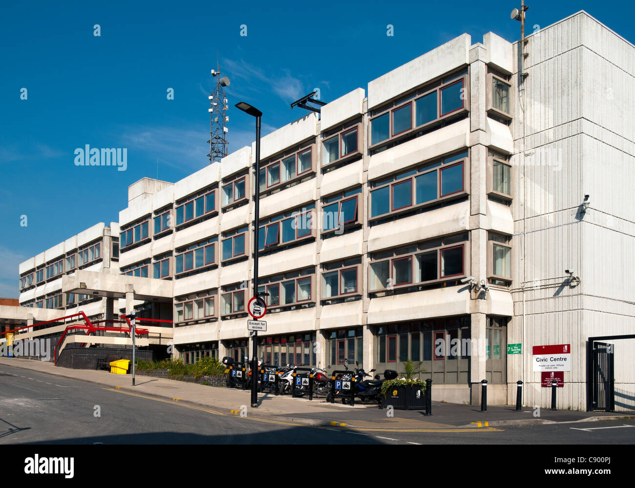The Wigan Civic Centre building, Millgate, Wigan, Greater Manchester ...