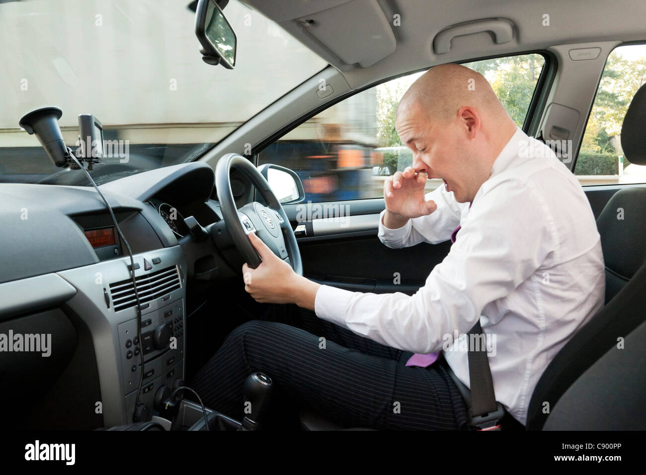 Driver sneezing hi-res stock photography and images - Alamy
