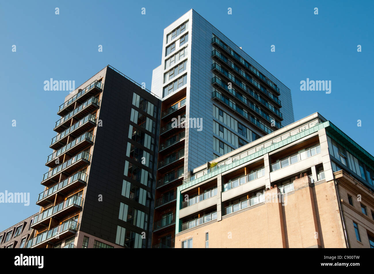 The Light House apartment block, Church Street, Manchester, England, UK ...