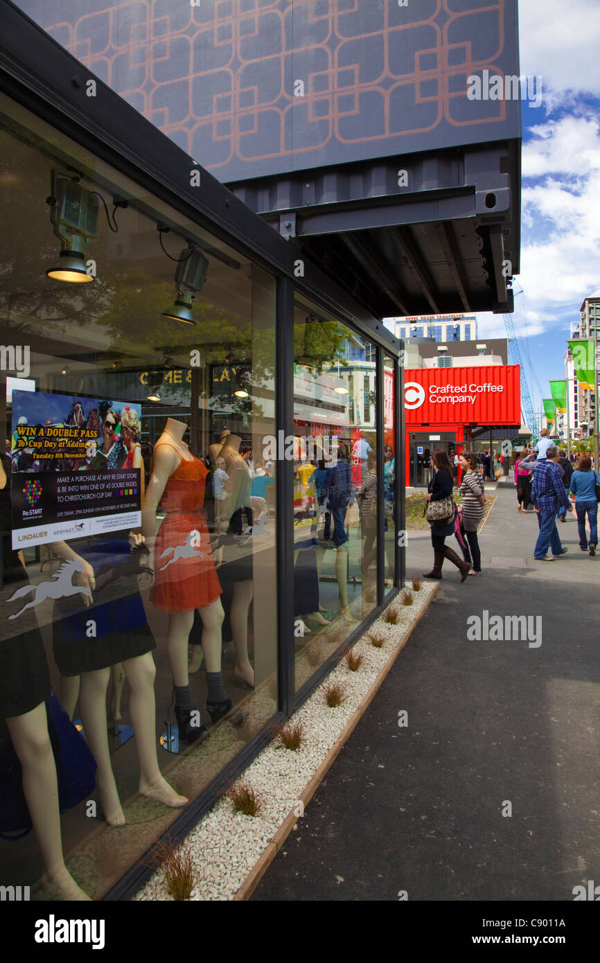 Restart mall christchurch new zealand hi-res stock photography and ...