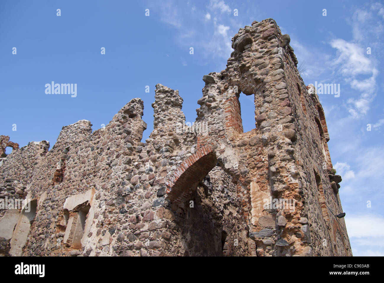 Dobele Castle. Latvia Stock Photo - Alamy