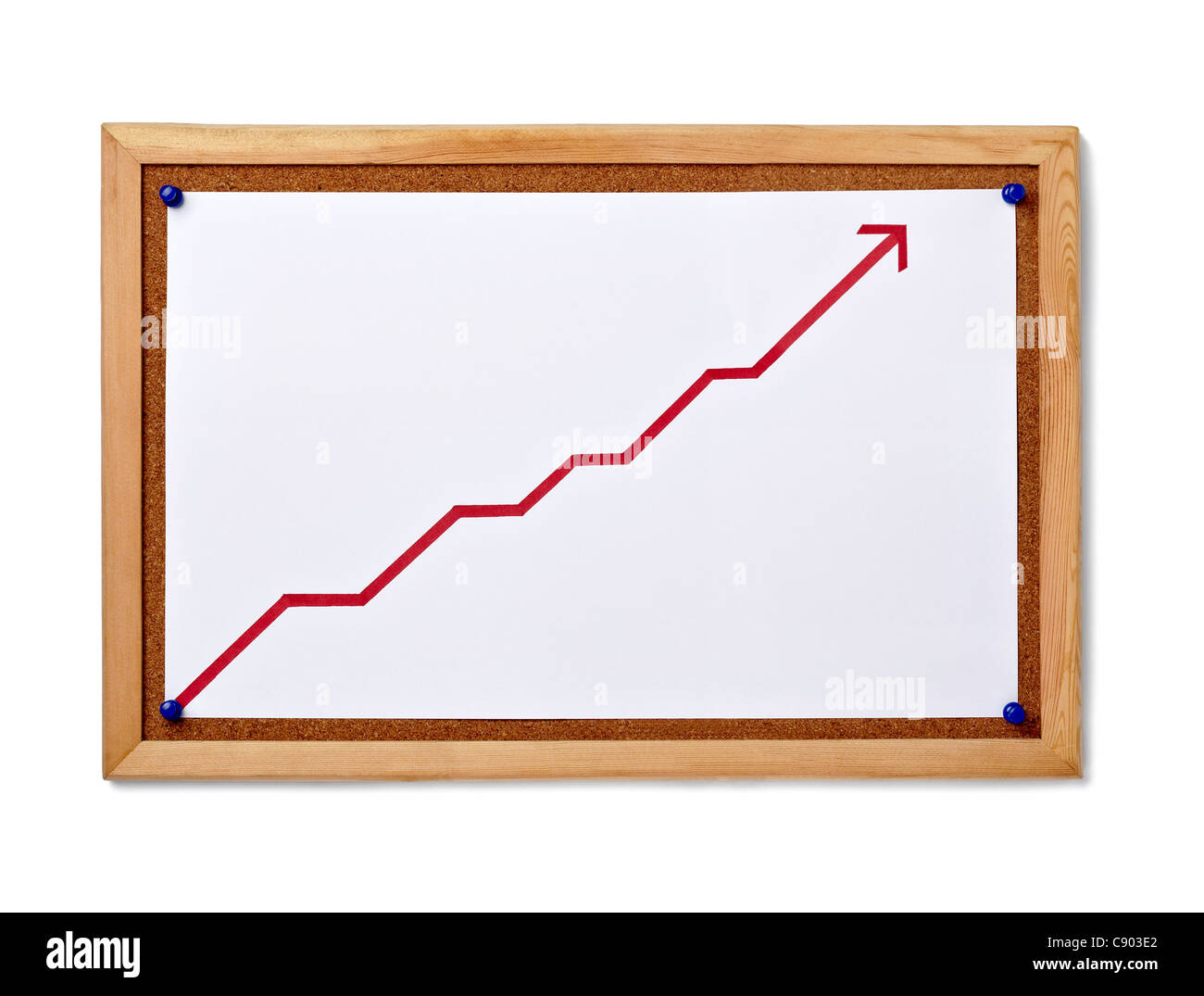 Financial stock trading graph Cut Out Stock Images & Pictures - Alamy