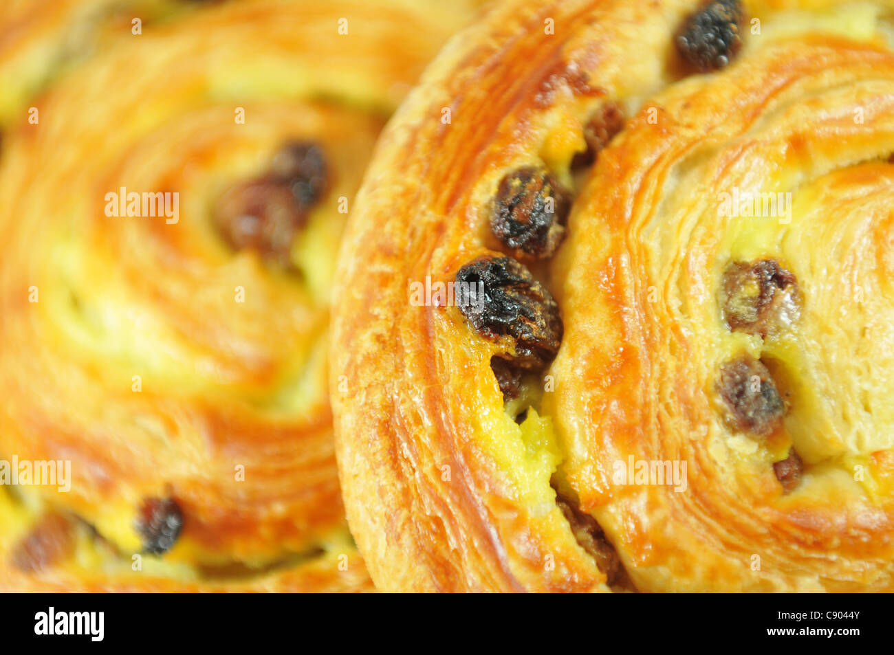 Pain aux raisins breakfast pastry hi-res stock photography and images ...