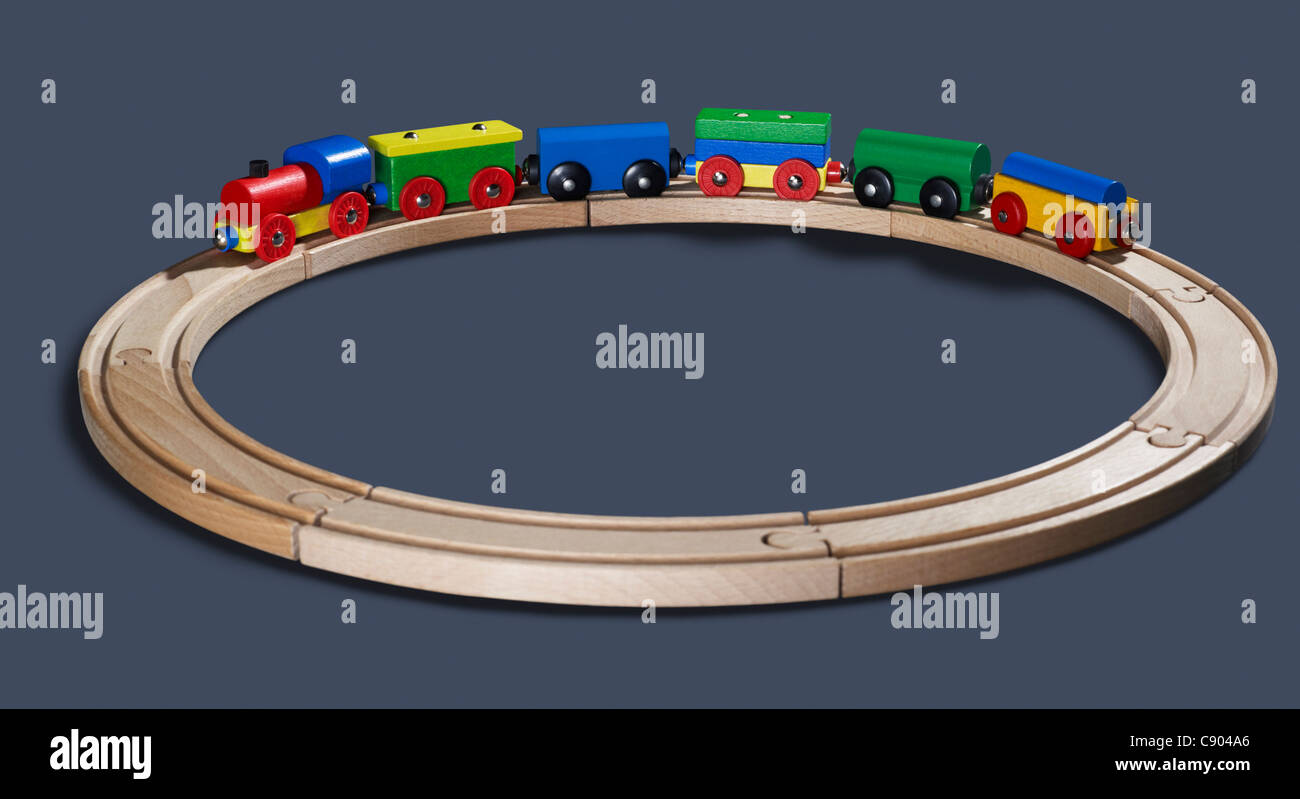 Toy train track hi-res stock photography and images - Alamy