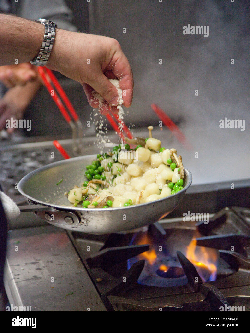 cooking fresh pasta Stock Photo - Alamy