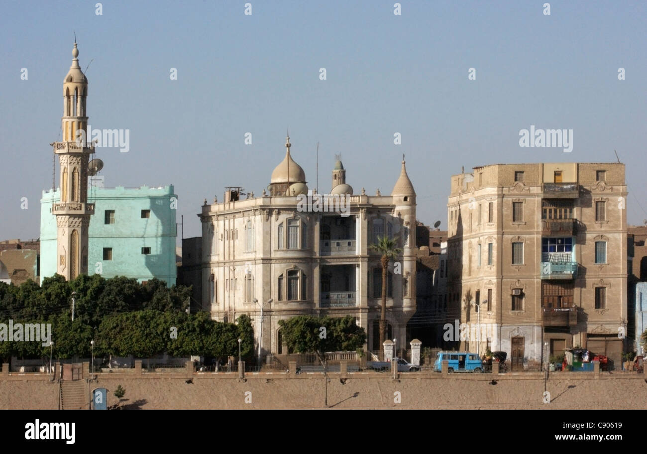 architectural detail of a city named "Esna" in Egypt Stock Photo - Alamy