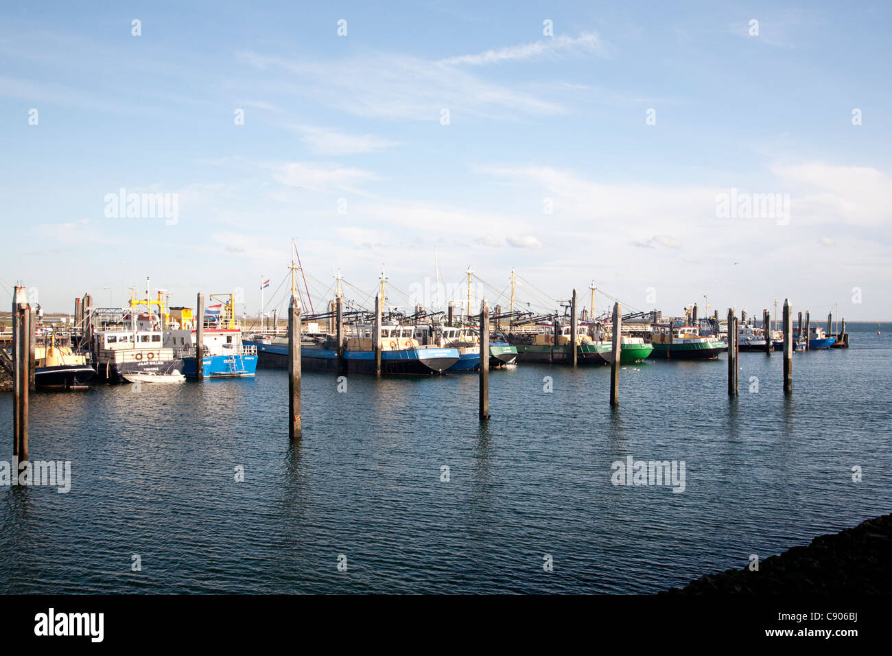 The fishing port of Bruinisse, Schouwen-Duiveland, Zealand, Holland ...