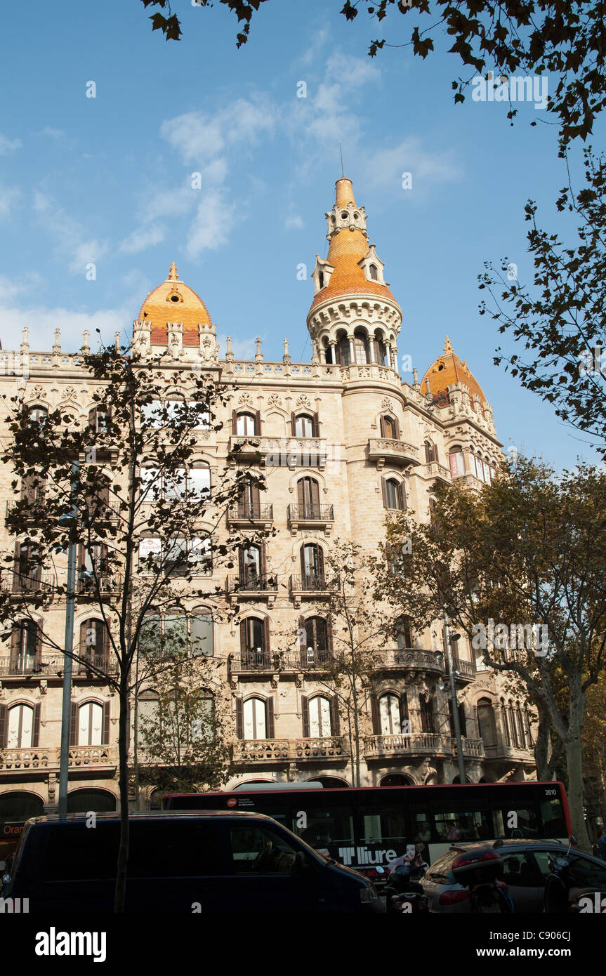 Casa Rocamora, Passeig de Gracia, Barcelona, Spain Stock Photo - Alamy