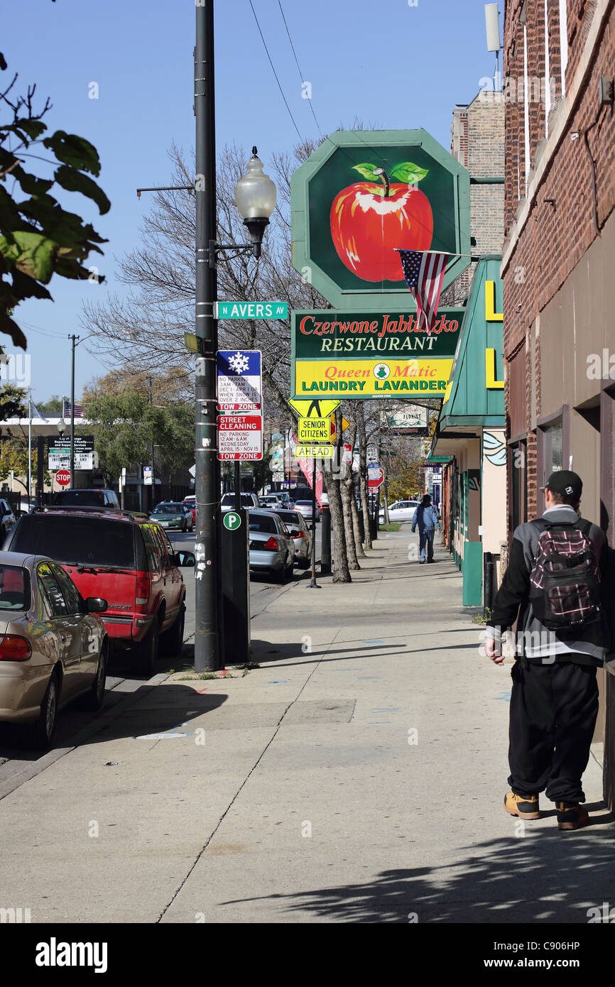 polish community in Chicago Stock Photo - Alamy