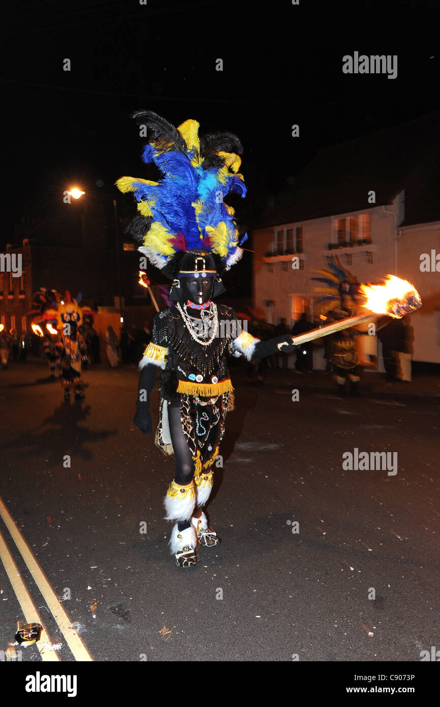 Lewes Bonfire Night Parade and Celebrations Stock Photo - Alamy