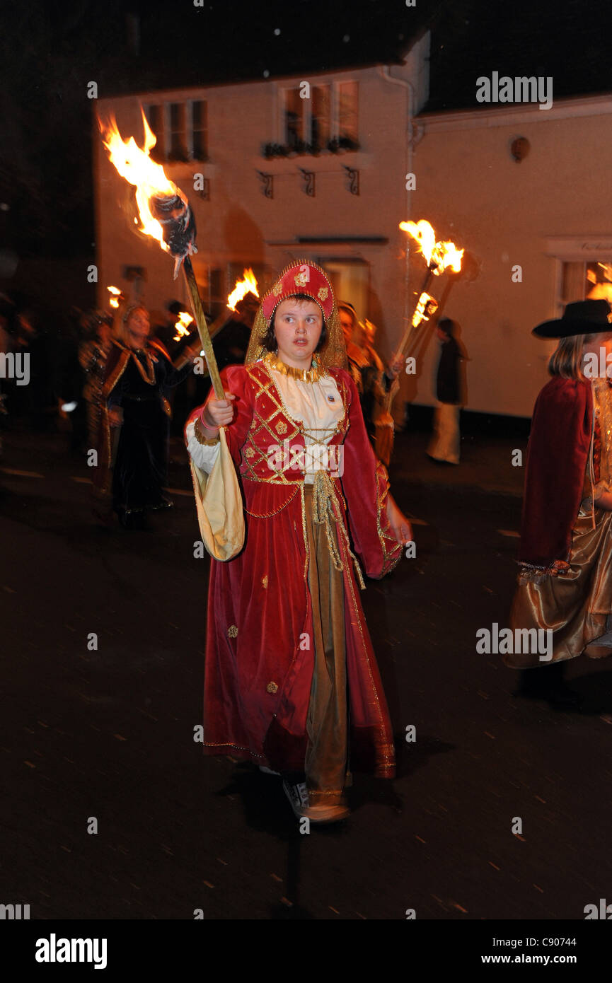 Lewes Bonfire Night Parade and Celebrations Stock Photo - Alamy