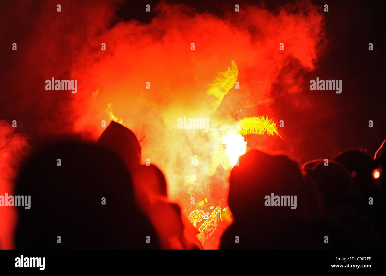 Lewes Bonfire Night Parade and Celebrations Stock Photo - Alamy