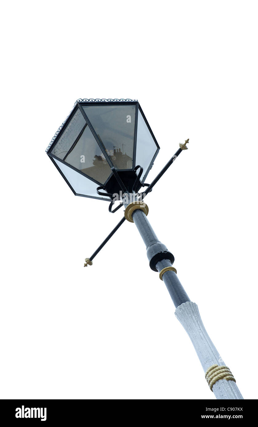 Old street lamp post Cut Out Stock Images & Pictures - Alamy