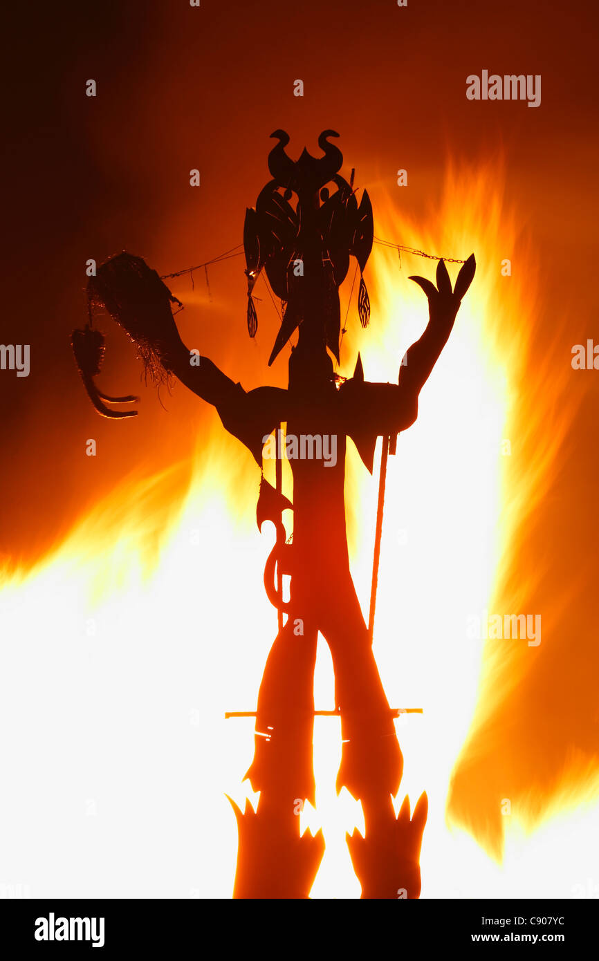 Devil satan fire flames hell scary uk hi-res stock photography and ...