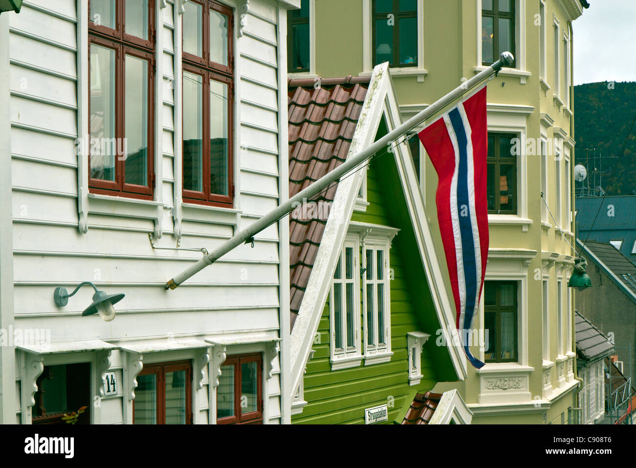 Bergen flag hi-res stock photography and images - Alamy