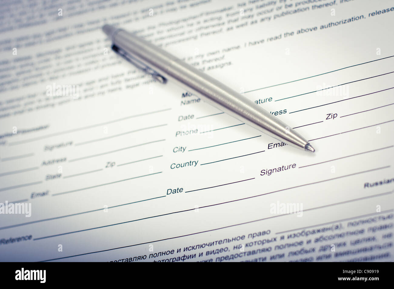 Sign your name hi-res stock photography and images - Alamy