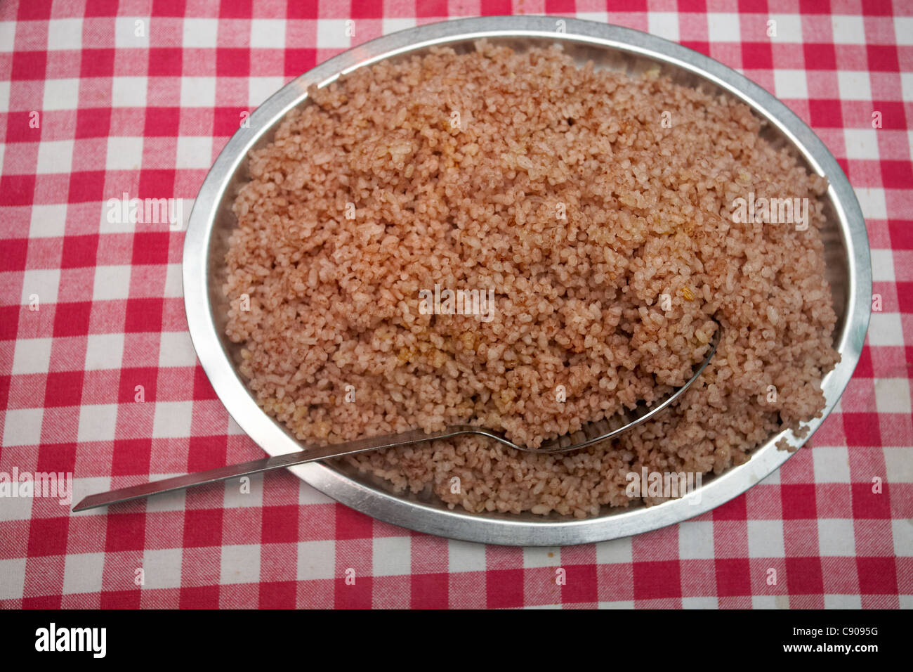 Bhutanese red rice, Bhutan Stock Photo - Alamy