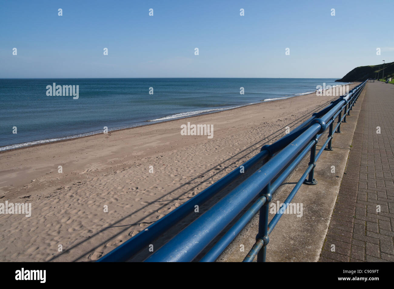 Promenade spittal beach northumberland hi-res stock photography and ...