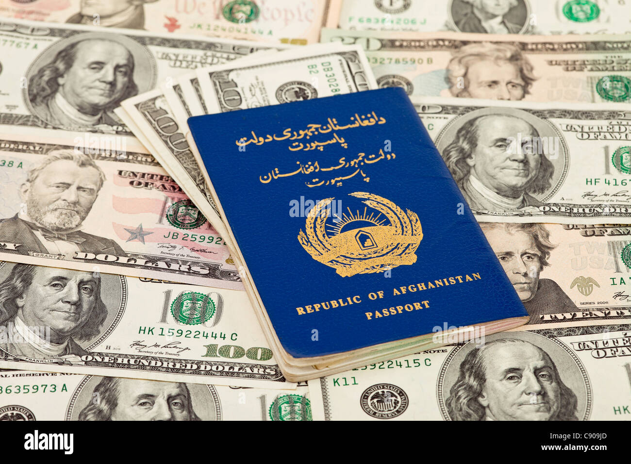 Afghan passport hi-res stock photography and images - Alamy