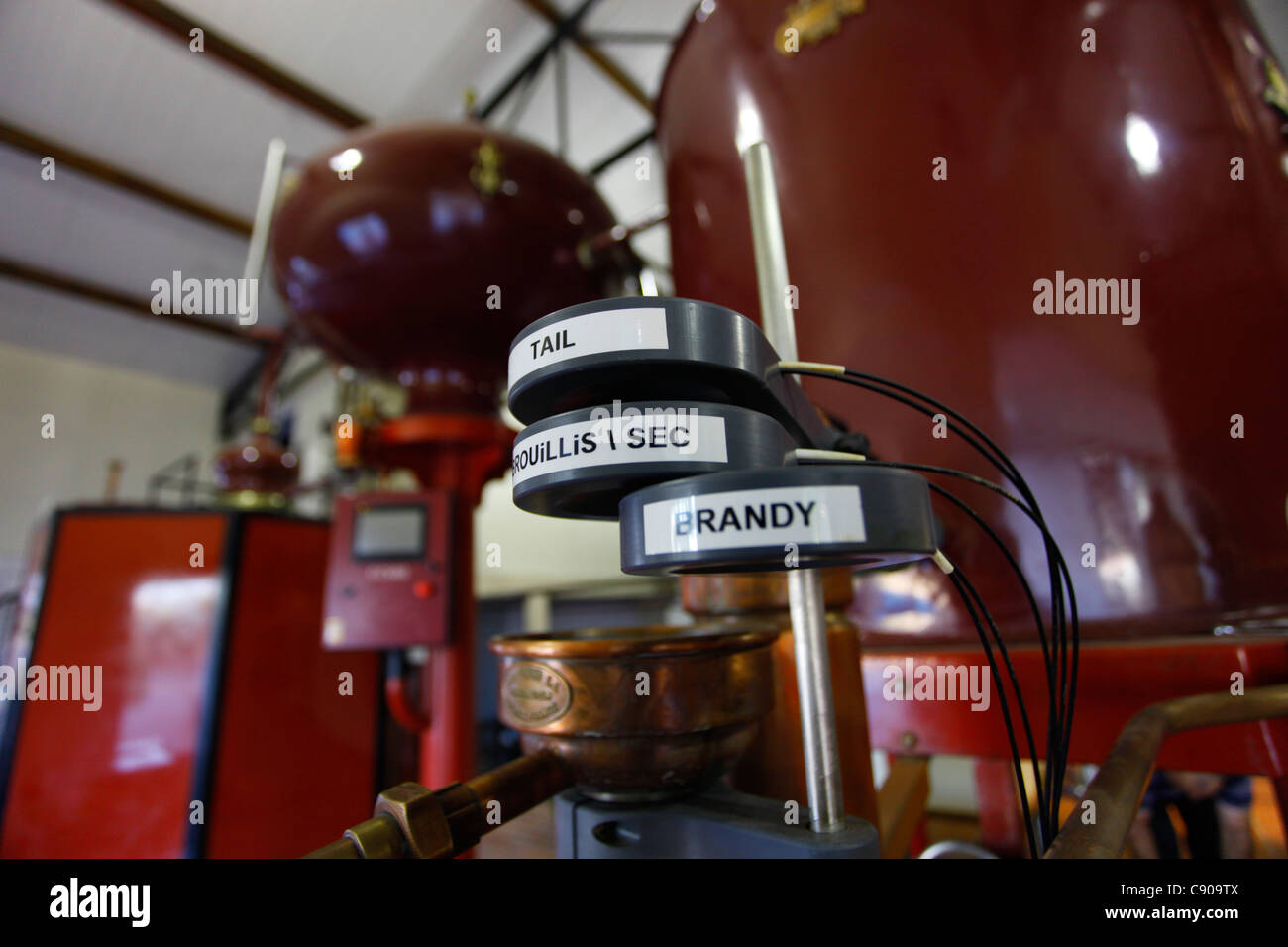 An old Brandy distillery Stock Photo - Alamy