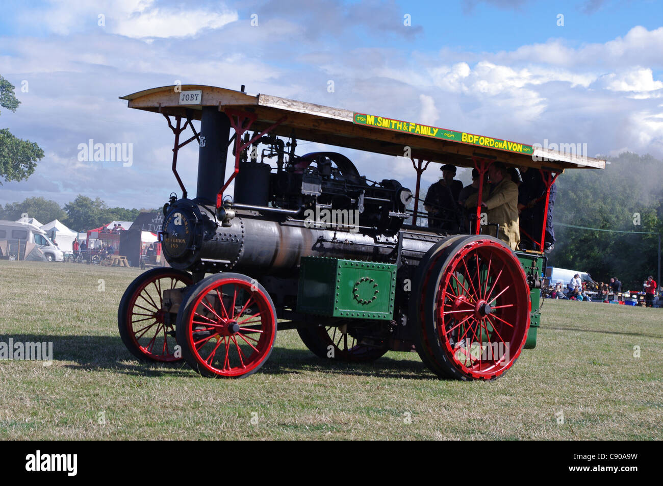 American Keck-Gonnerman steam traction engine Stock Photo - Alamy