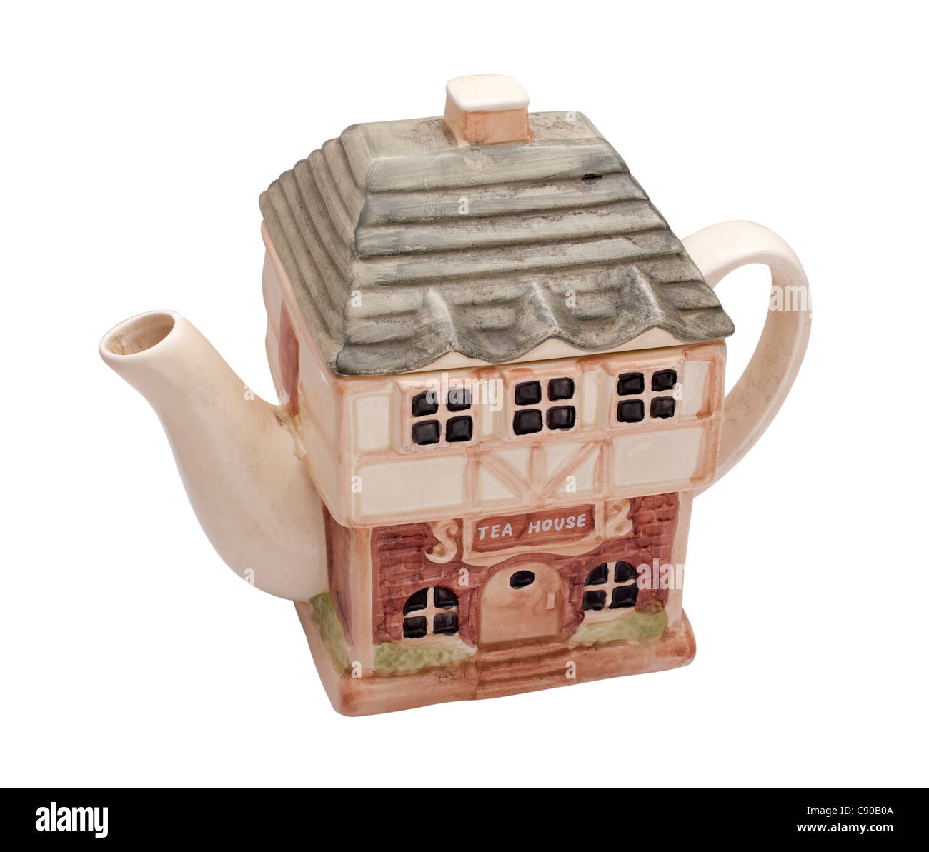 antique porcelain teapot Stock Photo - Alamy