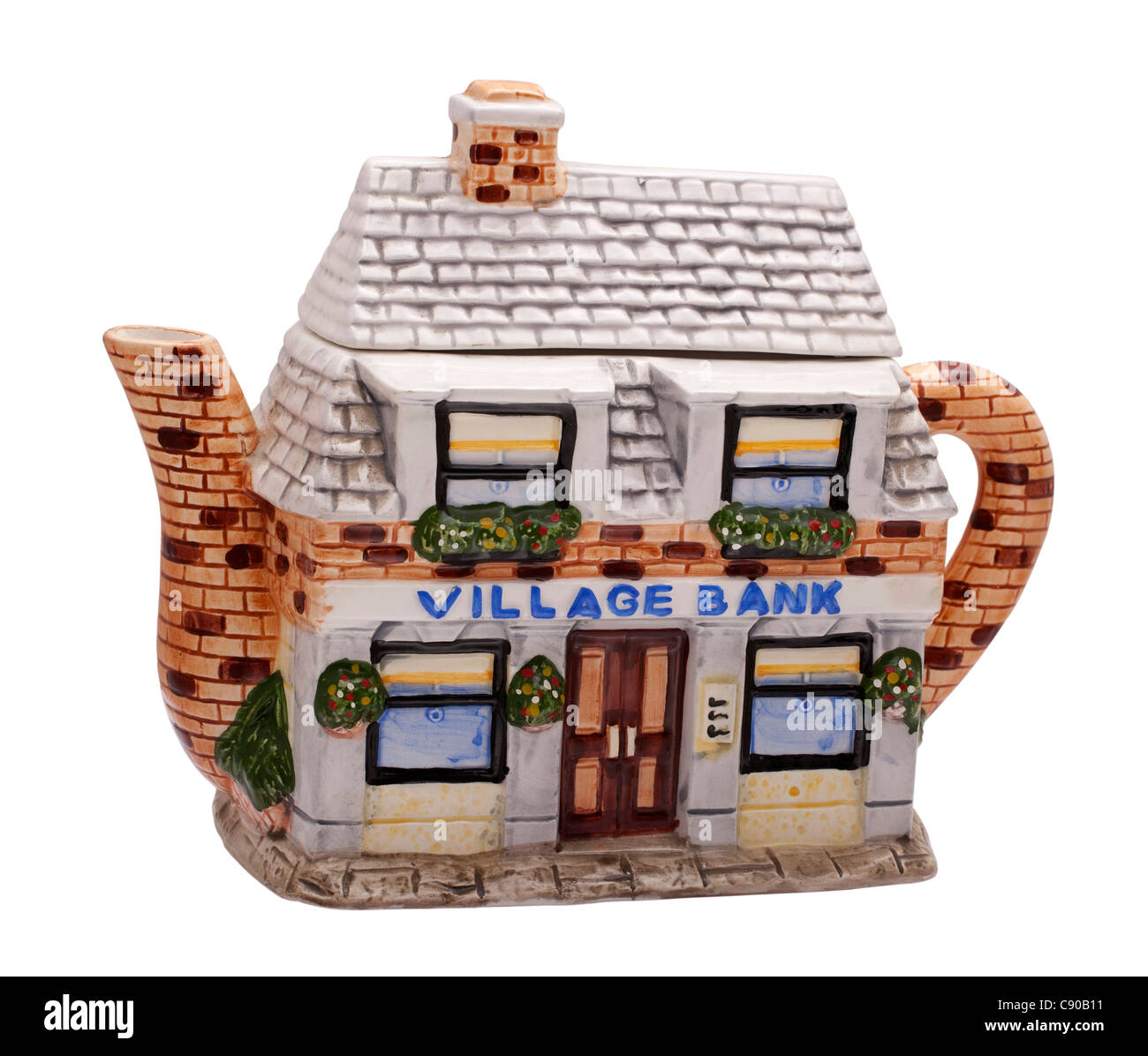 antique porcelain teapot Stock Photo - Alamy