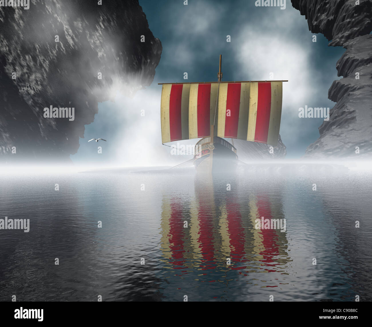 The Argo and the Clashing Rocks Stock Photo - Alamy