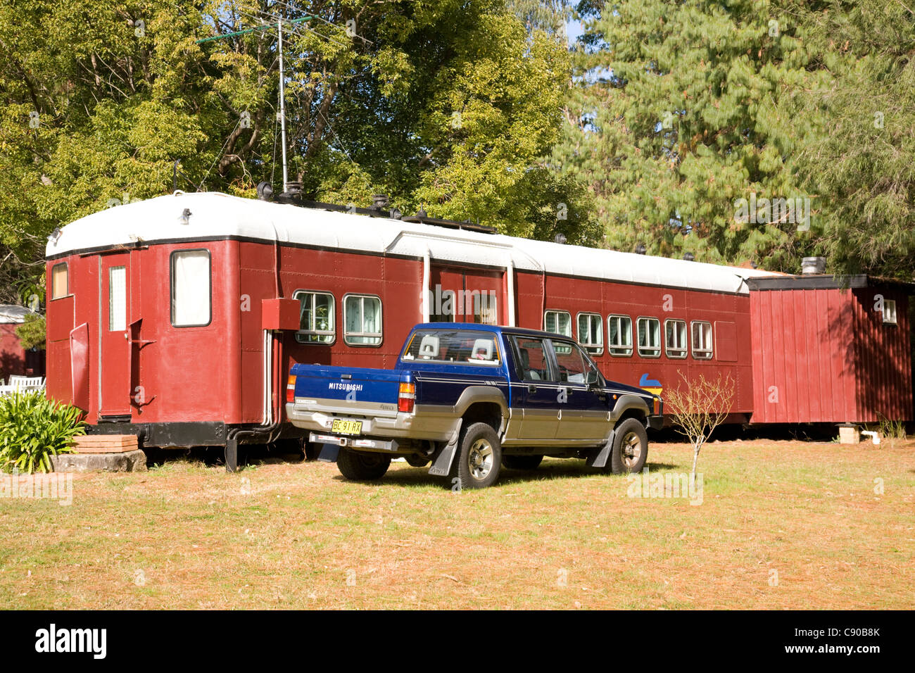 Converted railway carriage hi-res stock photography and images - Alamy