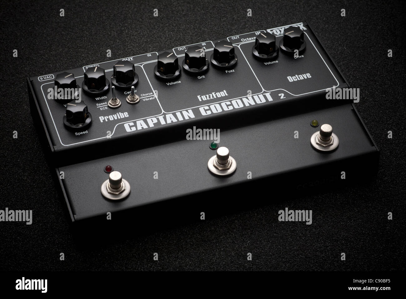 A CAPTAIN COCONUT 2 effect pedal photographed in the studio. It is an ...