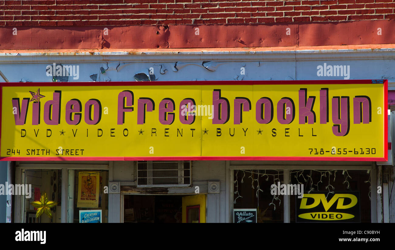 A video store in Brooklyn, New York Stock Photo - Alamy