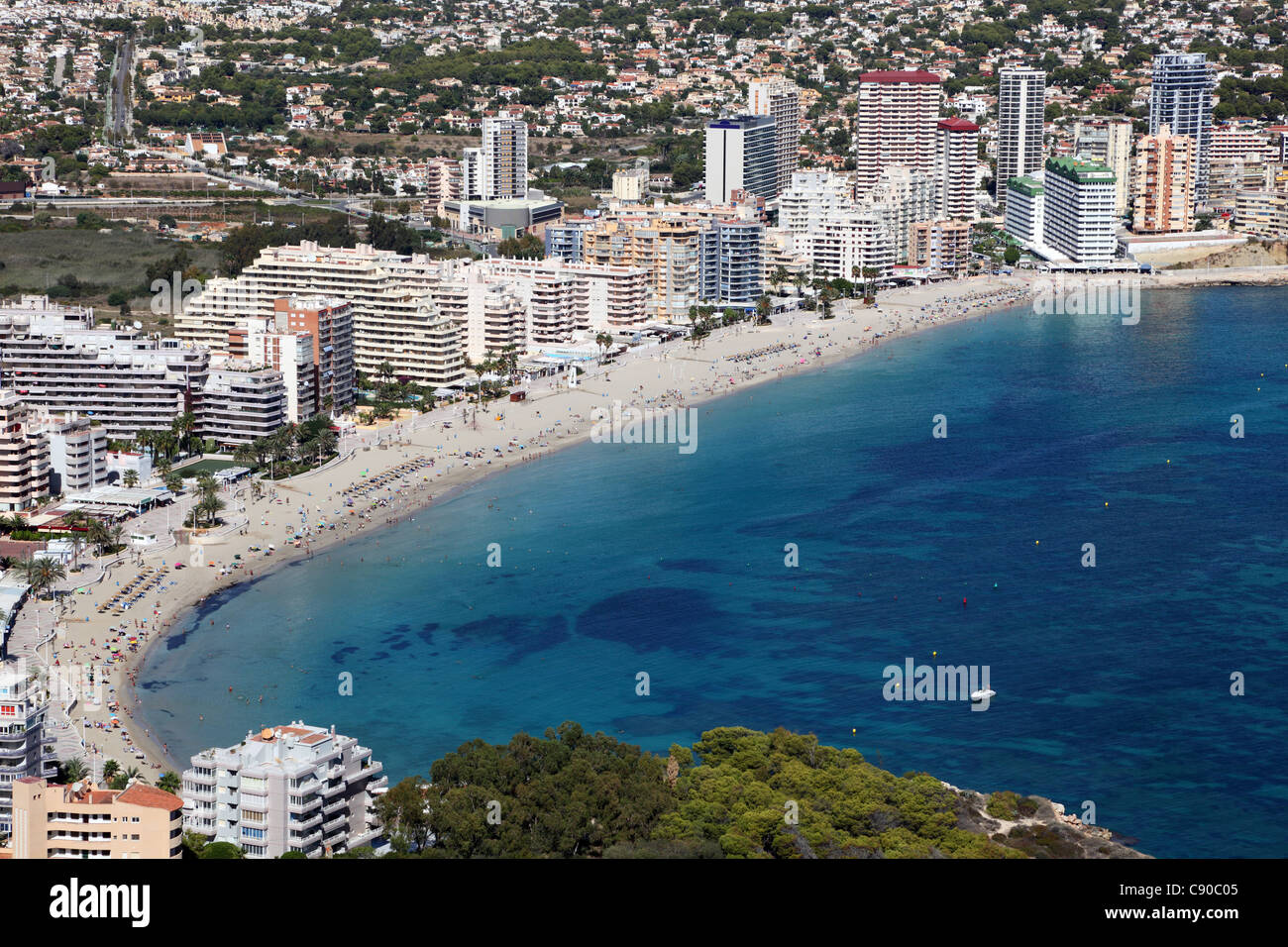 Aerial view calpe spain hi-res stock photography and images - Alamy